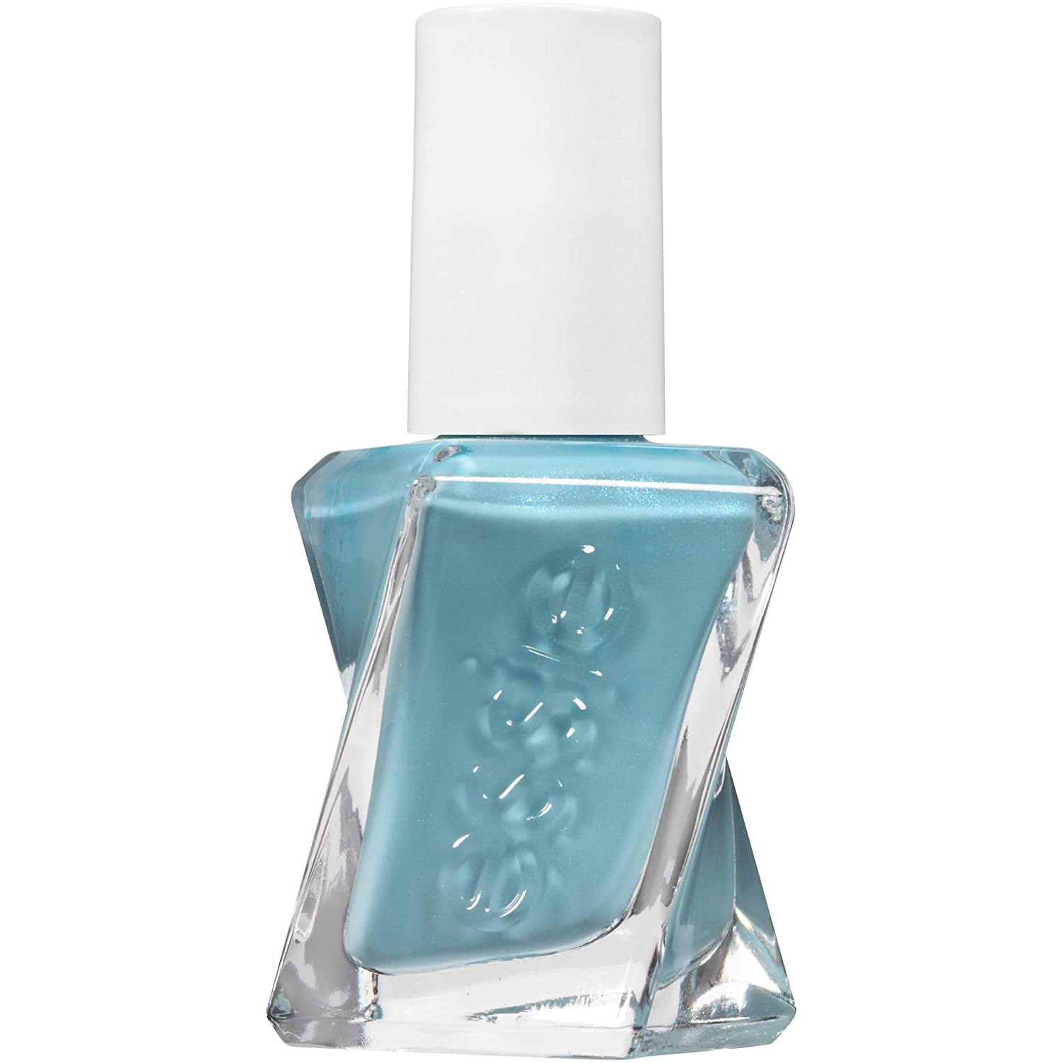 essie Gel Couture 2-Step Longwear Nail Polish, First View, Blue Nail P ...